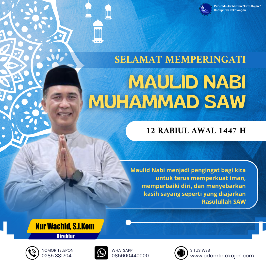 Ucapan Hari Maulid Nabi Muhammad SAW 12 Rabiul Awal 1447H